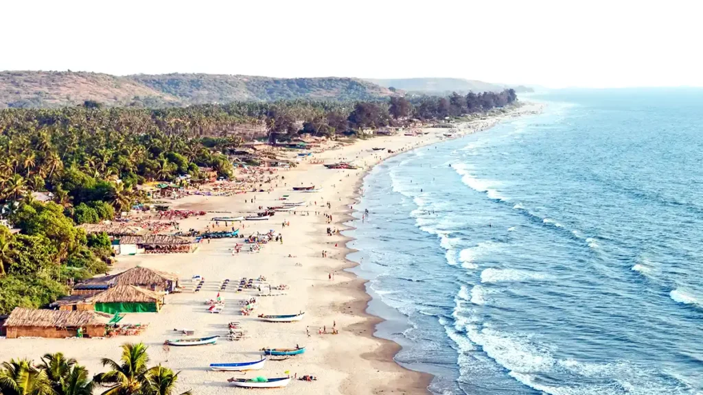 Baga Beach in Bardez North Goa - Aryan Go